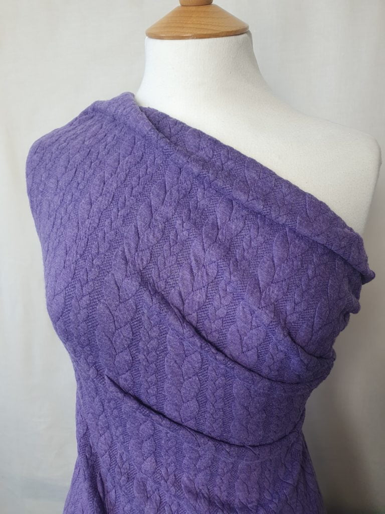 Cable Knit Stretch Jersey - CW Fabrics