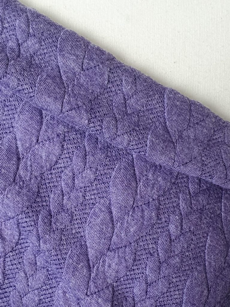 Cable Knit Stretch Jersey - CW Fabrics