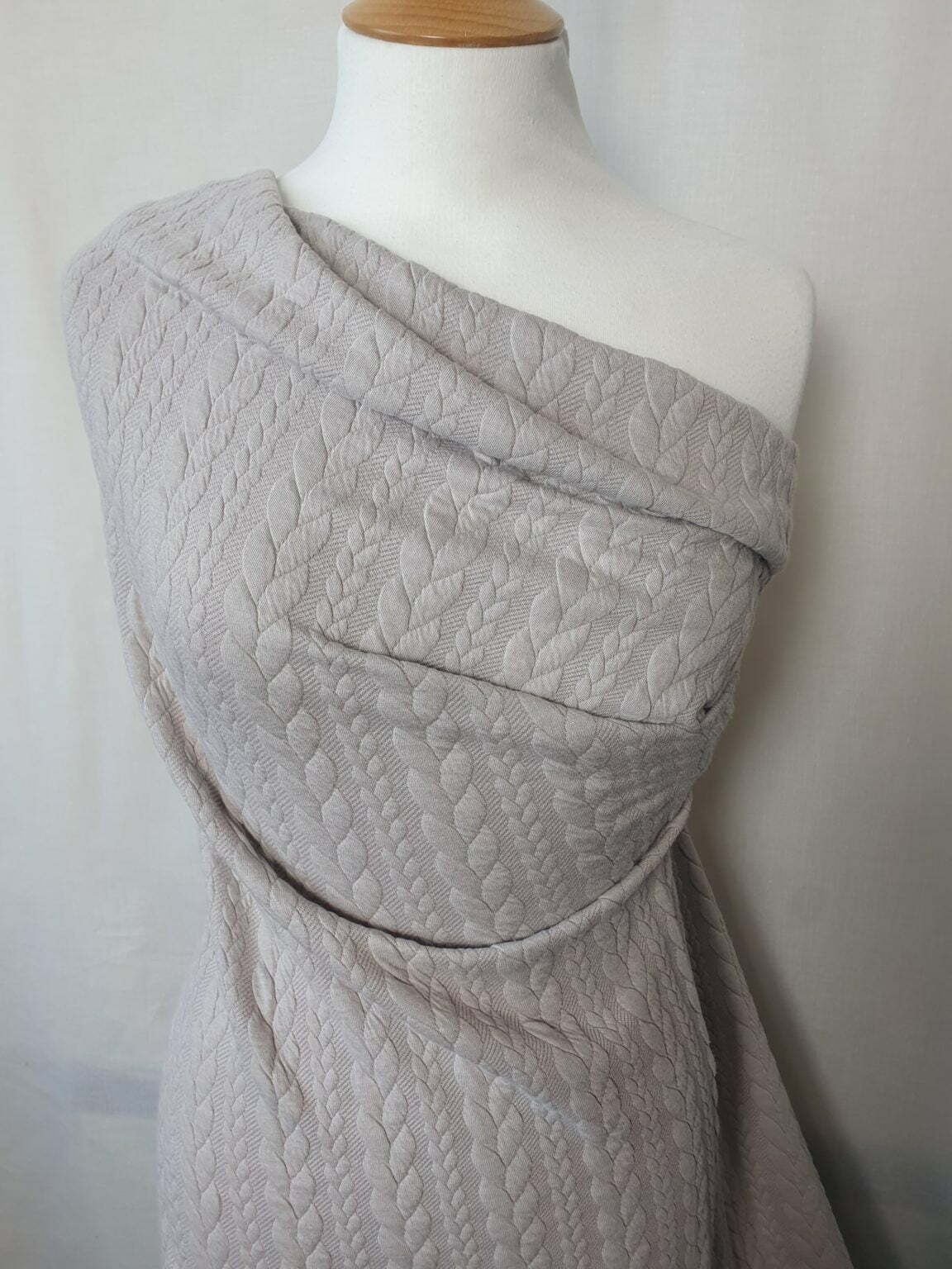 Cable Knit Stretch Jersey - CW Fabrics