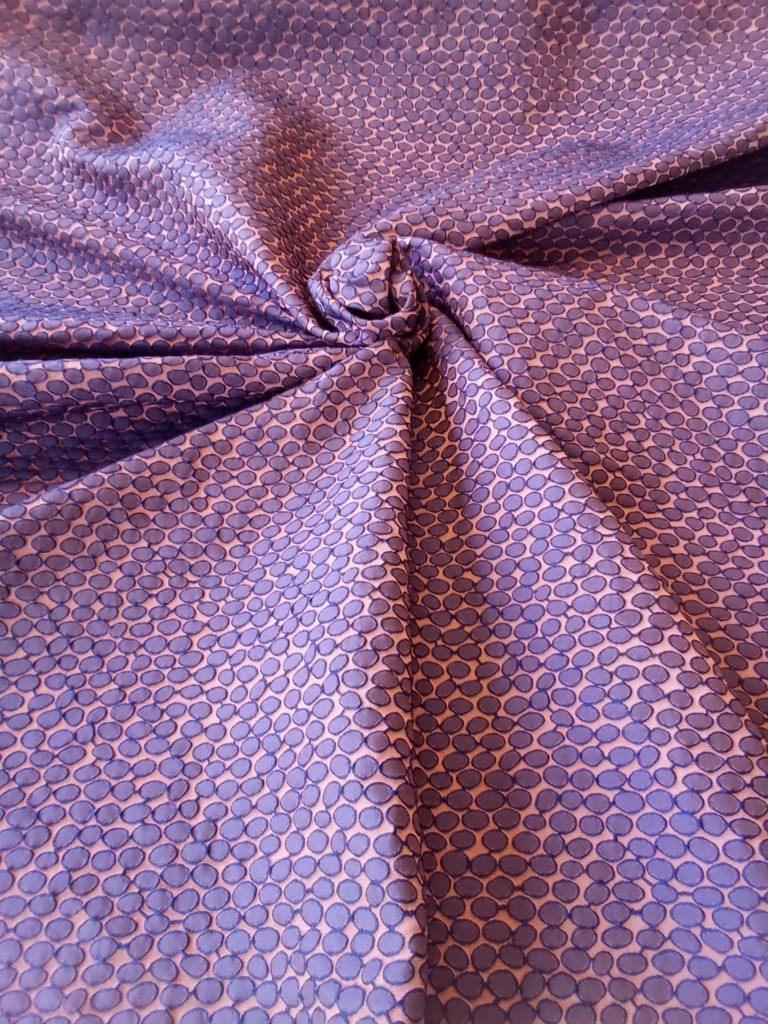 Raised Cloque in Oval design, 2 Tone Jacquard Brocade - CW Fabrics