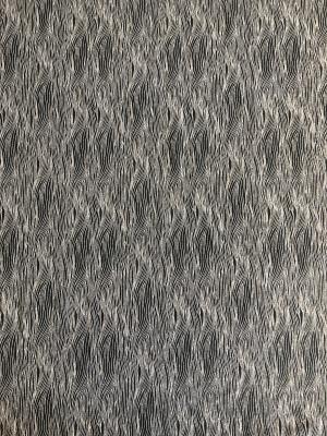 Glitter 'Wave' Ripple Sparkle Tulle in Ivory - CW Fabrics