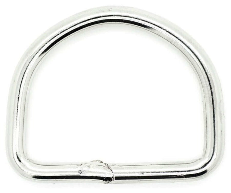 Heavy Metal D Rings - CW Fabrics