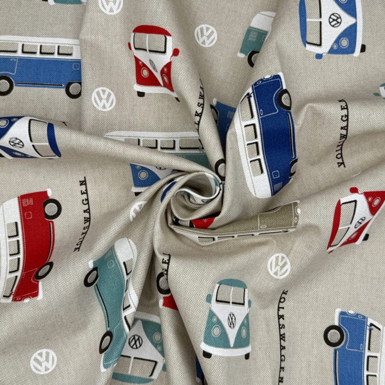Volkswagen Licensed Fabric - VW Iconic Van - CW Fabrics