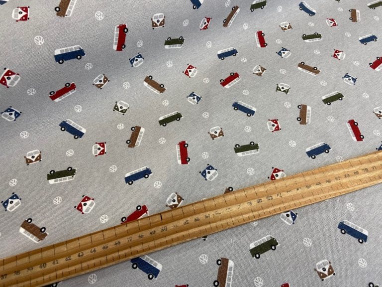 Cotton Rich Linen Look Craft Fabric Digital Printed Panama | VW Little ...